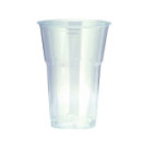 50 gobelets en plastique transparent 25/33 cl / 1/2 pinte