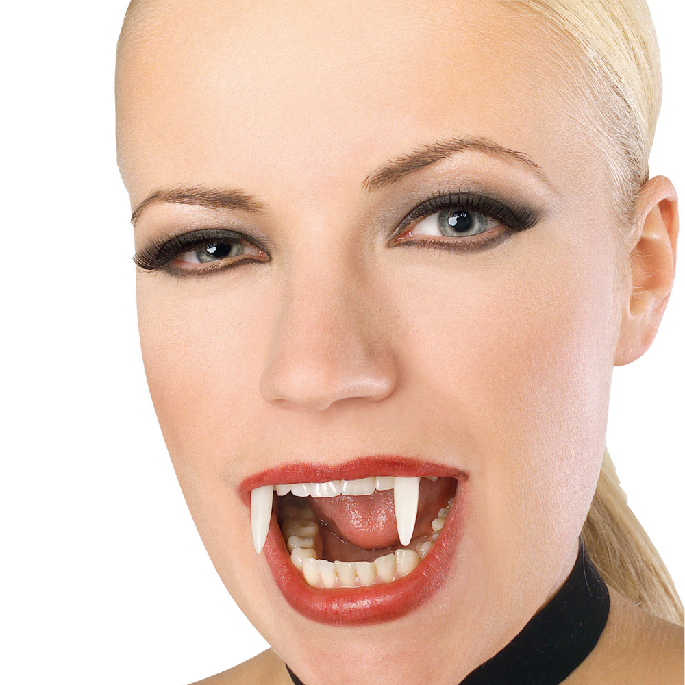 Dentier de vampire phosphorescent